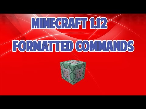 Formatting/Color Codes in Vanilla Minecraft 1.12+