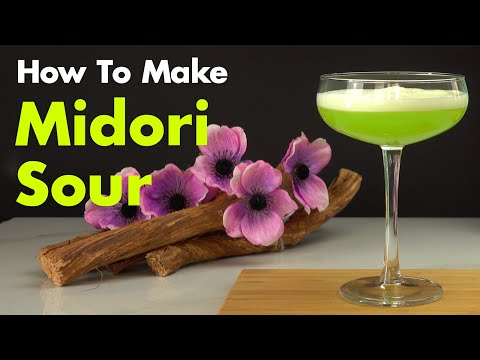 How To Make A Midori Sour Cocktail