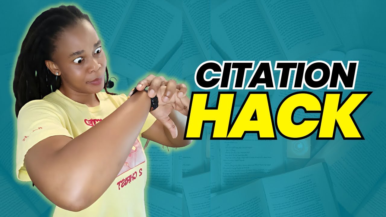 Quick Reference List Hack: Perfect Citations in 2 Minutes