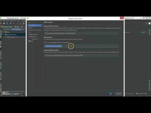 How to set Android SDK location and JDK location in your Android Studio?(Quick version with Audio)