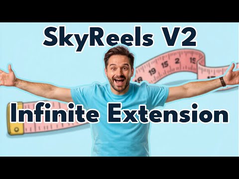 Skyreels Infinite AI Video Extension! Based on Wan2.1 | ComfyUI Tutorial + Workflows