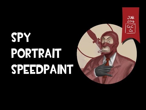 Steam Community :: Video :: TF2 Speedpaint - Spy Portrait