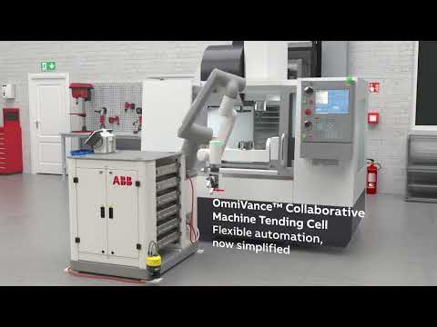 ABB Robotics Australia - OmniVance™ Collaborative Machine Tending Cell