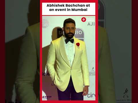 Abhishek Bachchan at an event in Mumbai