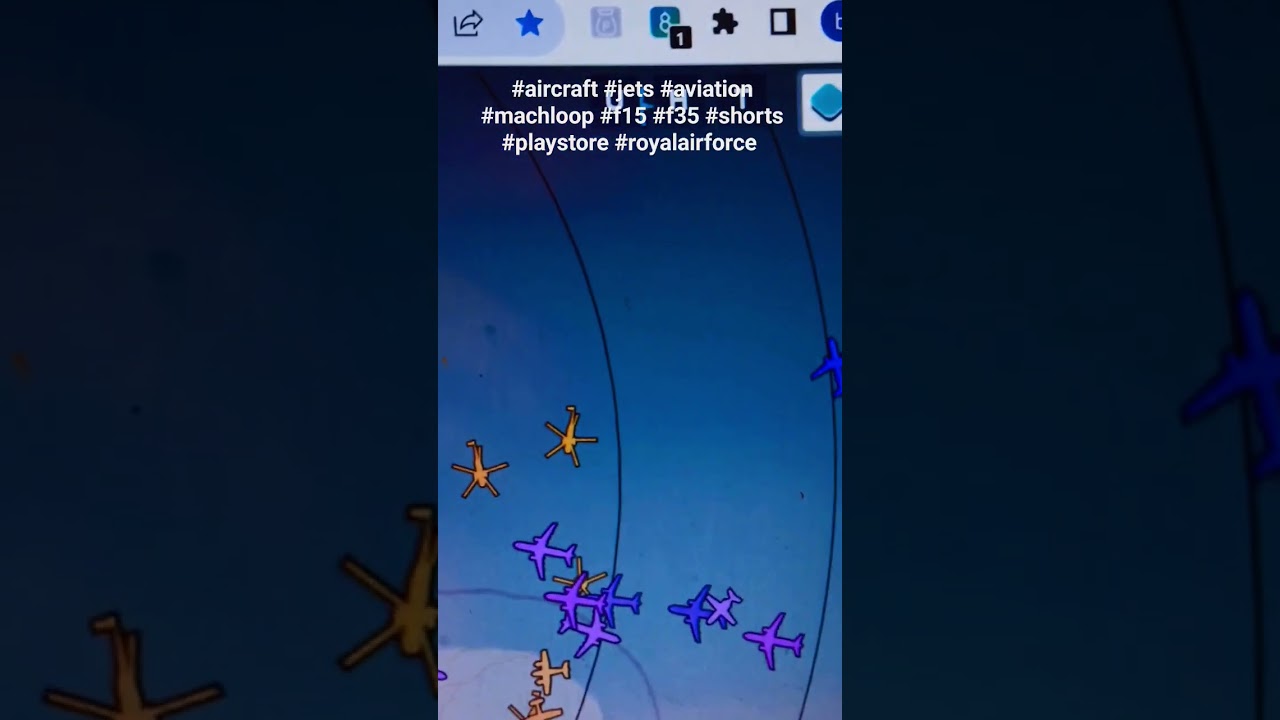 short demo of ADSB flight tracker for #aircraft #aviation #machloop #F15 #F35 #usa #uk #shorts