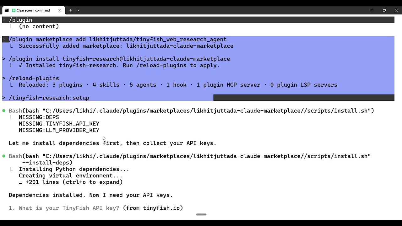 Plugin for Claude Code | TinyFish | Web Agents