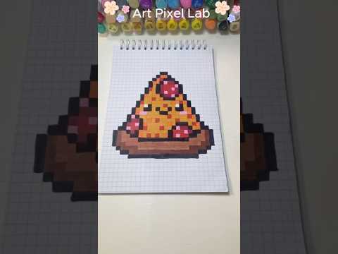 🍕 Pizza Pixel Art Ideas #pixelartideas #pizza #pixelart #pixel #artpixellab