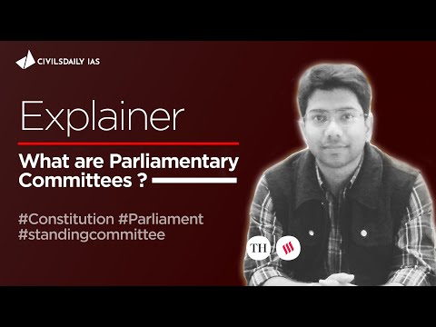 Explainer: What are Parliamentary committees? #UPSC #parliament | Role Functions & Power