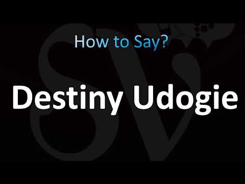 How to Pronounce Destiny Udogie (CORRECTLY!)