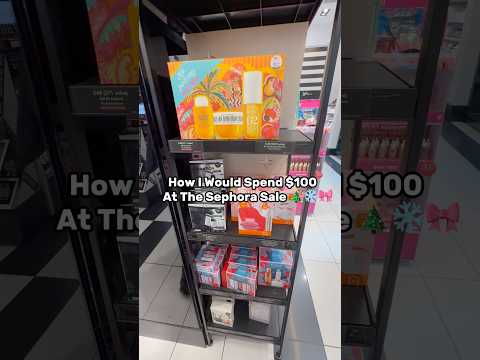 How I would spend $100 at the Sephora sale๐โ๏ธ#sephora #sale #shorts