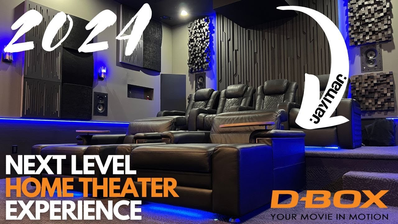 INSANE 4D Home Theater Seats by Jaymar w/ D-BOX Experience! Unboxing and Setup!