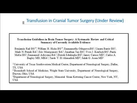 UT Southwestern Neurosurgery Faculty Lecture Series: Salah Aoun, M.D.