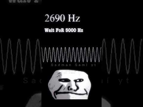 Ear test👂5000 hz 😱😵 wait for end shorts