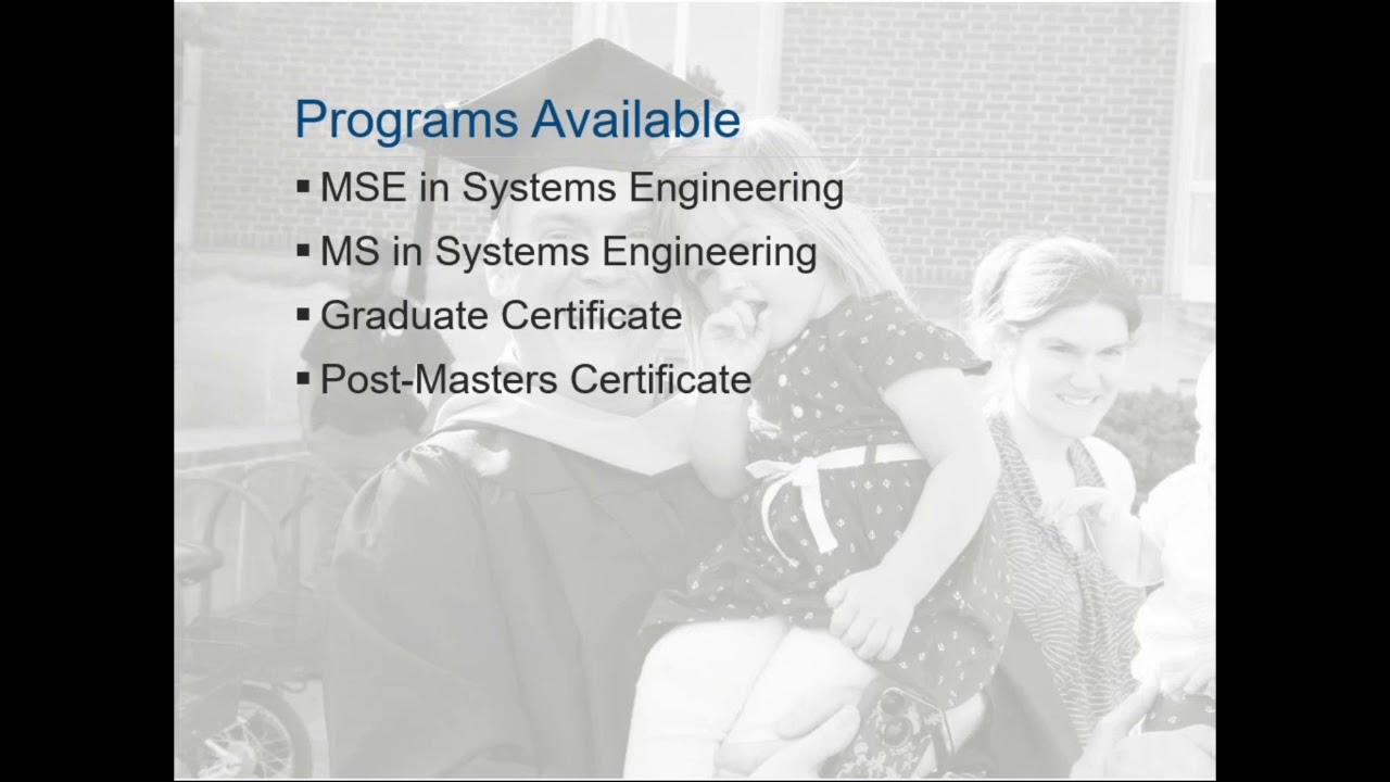 Systems Engineering Information Session: Spring 2018
