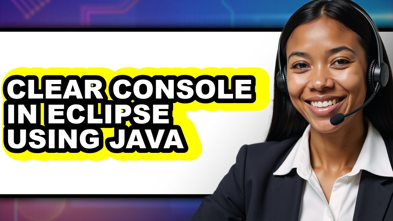 How to Clear Console in Eclipse Using Java (easy Method)