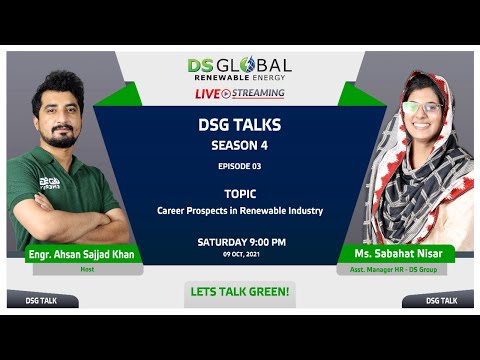 DSG Talks : Career Prospects in Renewable Industry
