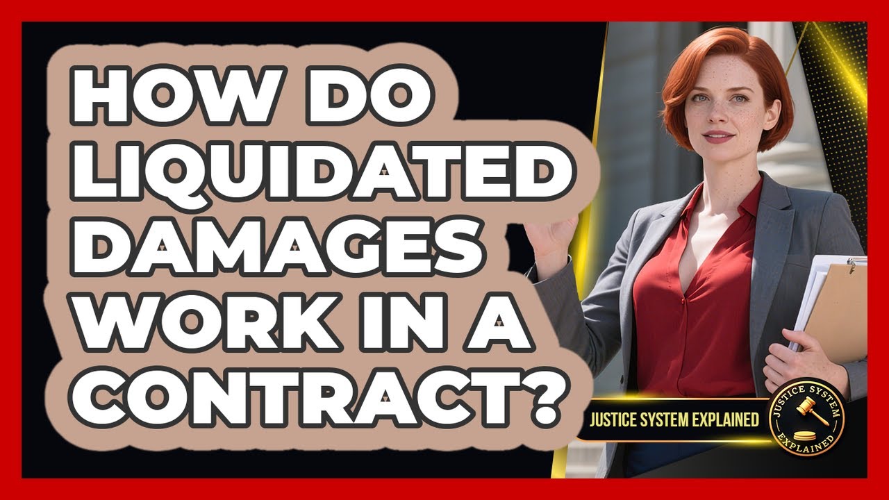 How Do Liquidated Damages Work In A Contract? - Justice System Explained