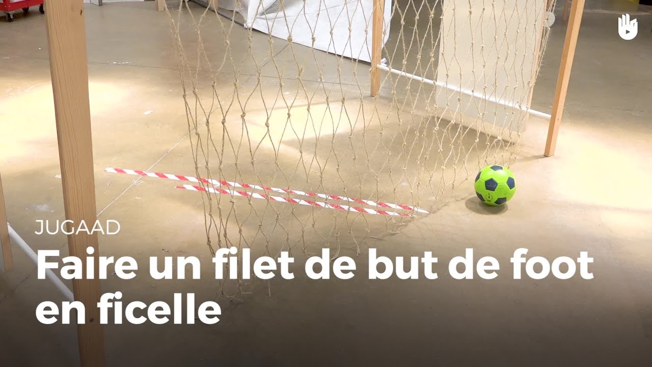 Fabriquer un filet en ficelle - Jugaad DIY : équipement sportif fait ...