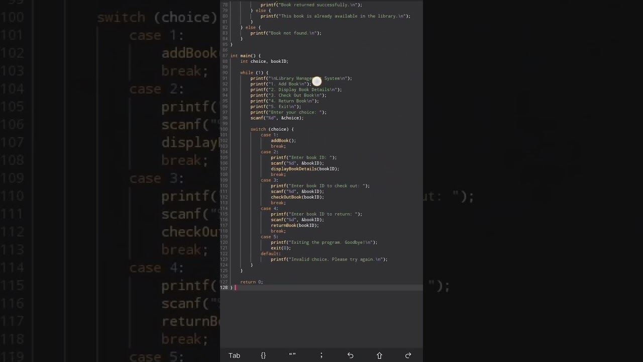 Create a Library Management System by C program #howtomake #coding #programming #developer #shorts