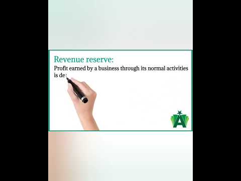 Revenue reserve | Meaning | Accounts | #youtubeshorts