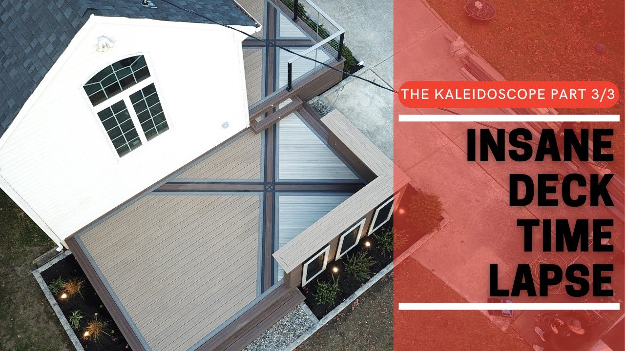 ABSOLUTELY CRAZY DECK DESIGN! Full Deck Build Time Lapse - The Kaleidoscope