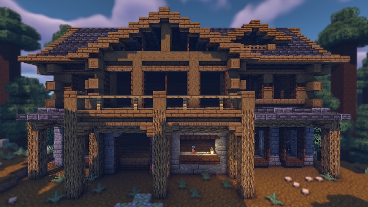 ⛏Minecraft Building Tutorial | How to Build the Ultimate Cabin #1 ...