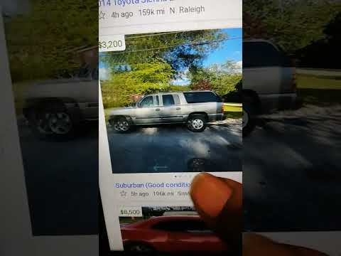 2004 chevy suburban 196k 3,200 great 👍deal