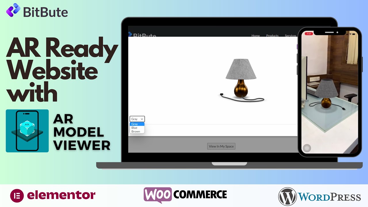 AR Model Viewer (Plugin for WordPress and WooCommerce Website) #AugmentedReality #WordPress