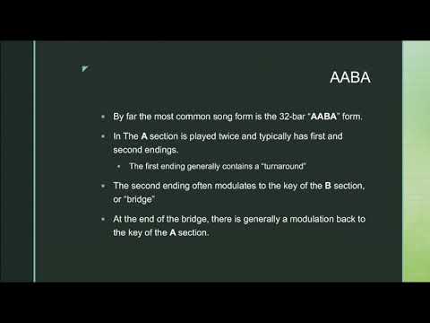 The Structure of Jazz