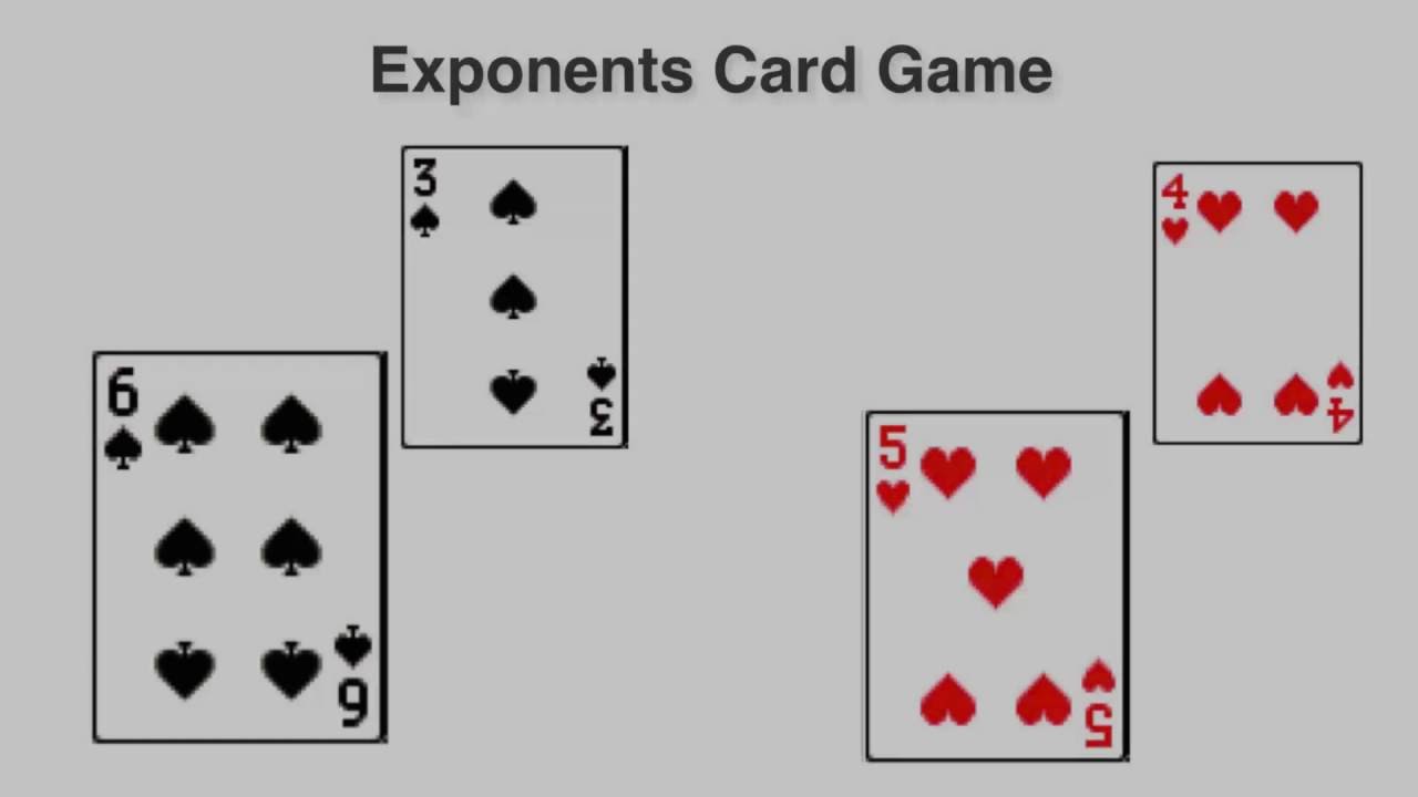Exponents Card Game