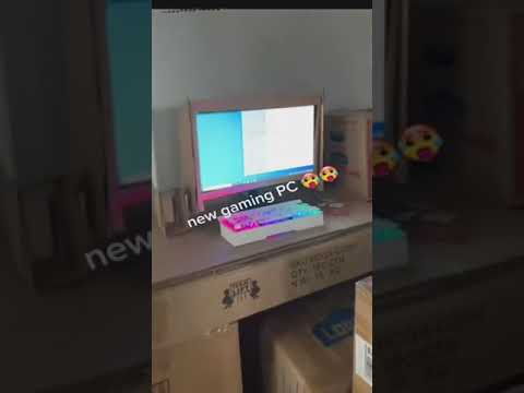 New gaming PC cardboard setup meme #memesdaily #shorts