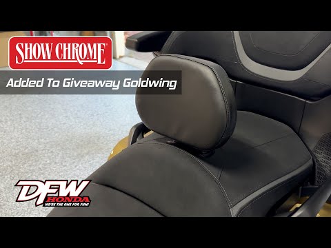 Show Chrome Accessories Added To DFW Honda Giveaway Goldwing | 2025 Honda Goldwing