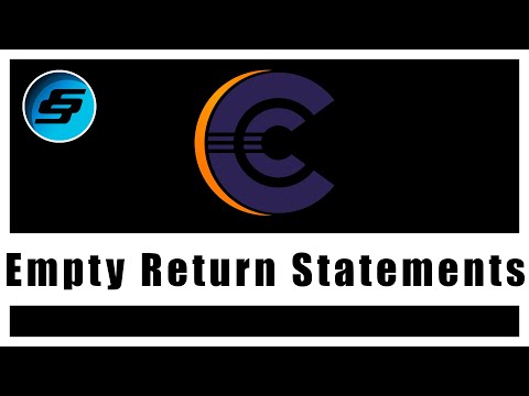 Learn Function With Empty return Statement C Programming - Mind Luster
