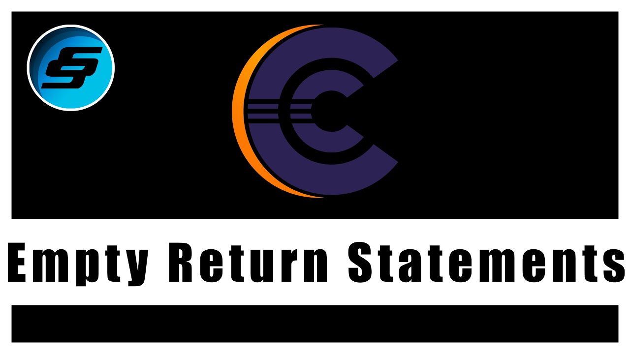 Function With Empty return Statement - C Programming