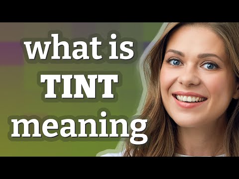Tint | meaning of Tint