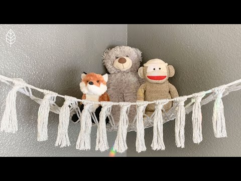 Macrame Plushie Hammock / Advanced Pattern Rock Mountain Co.