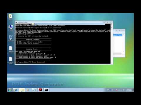 PDF Index Generator Software: How to use the program in Command Line ?