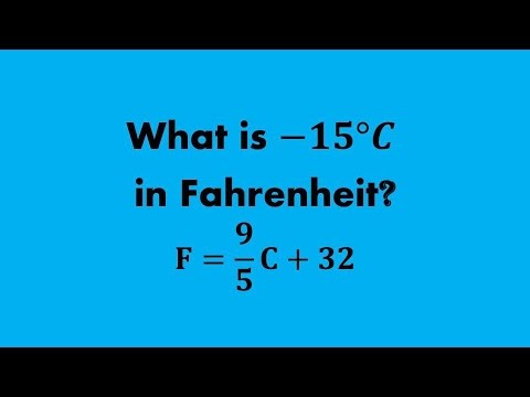MAT 1010 Final Review #3 Convert Celsius Degrees to Fahrenheit