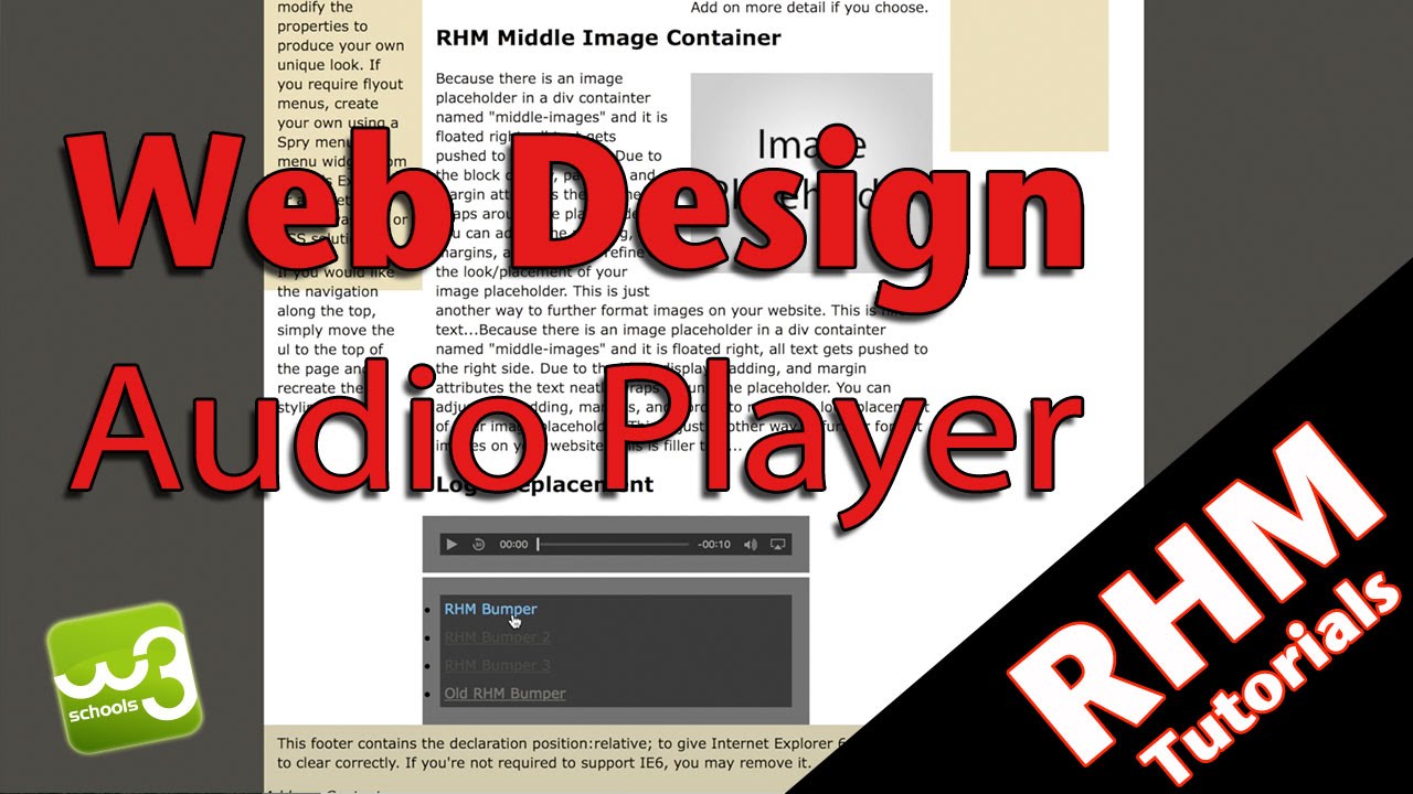 Web Design: Audio Player