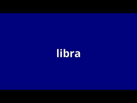what is the meaning of libra