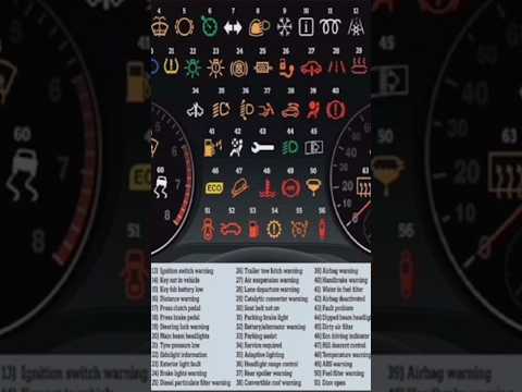 Cars dashboard symbols and meanings #shorts #automobile #mechenical #foryou #youtubeshorts