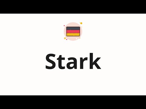 How to pronounce Stark