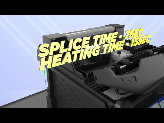 Fusion splicer splicing machine clad to clad single fiber - Swift KF4 ...