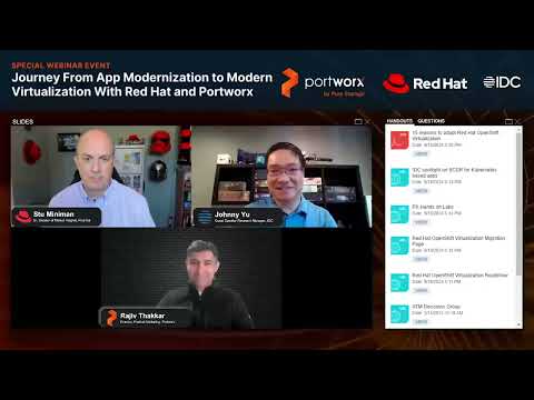 Journey From App Modernization to Modern Virtualization With Red Hat and Portworx