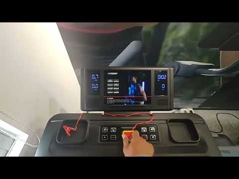 How to switch the display of distance between KM and metric distance of HR T101 monitor