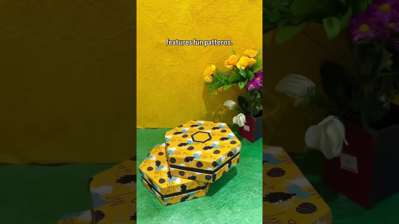 Unboxing Boxotica's Hexagonal Dry Fruit Box! #CorporateGifting #dryfruitbox  #rigidbox