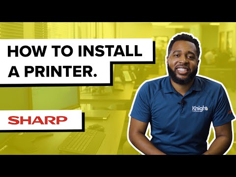 Installing Print Drivers for a Sharp MFP - Windows 10