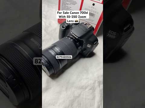 For Sale Canon 700d Camera With 55 250 Lens | Second Hand Camera Market | Old Camera Market | Dslr