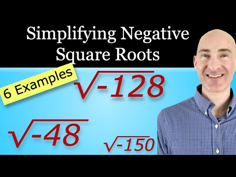 Simplifying Negative Square Roots Using Imaginary Numbers i