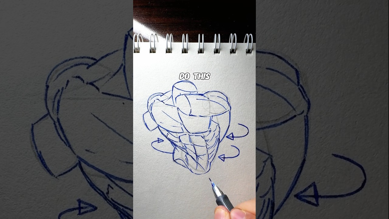 ✨Anatomy drawing tutorial EasyPeasy✨#howtodraw